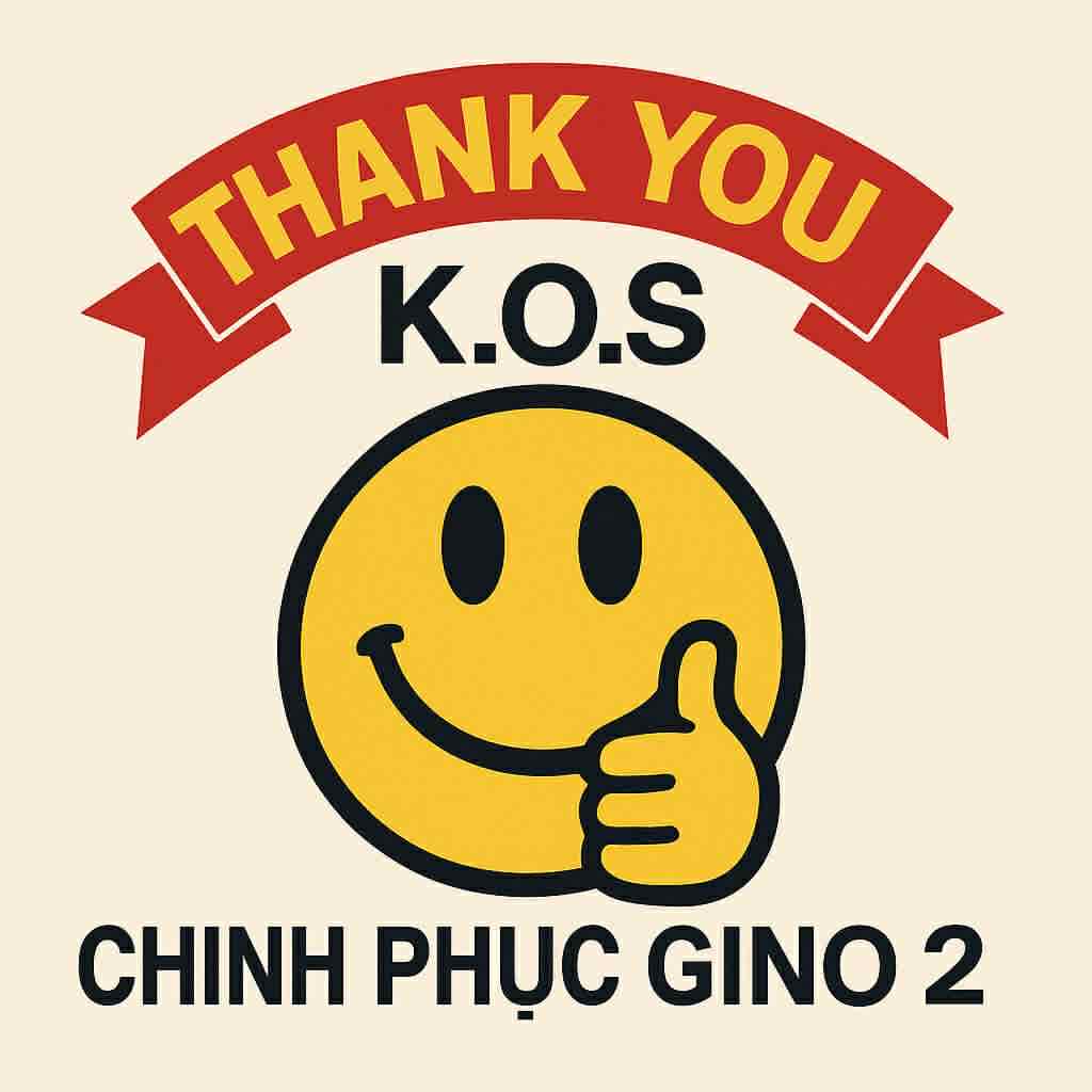 Nhóm 1- KHÓA 3SEN - 2号評価試験 | KOS-Gino2